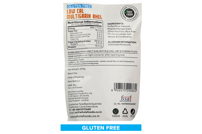 Low Cal Multigrain Bhel – wholefoodsin