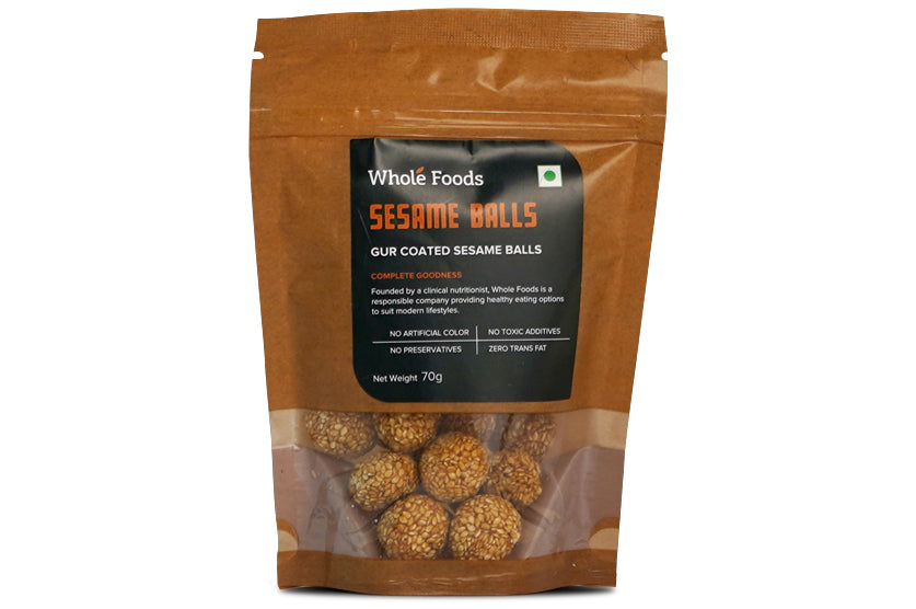 Gur Coated Sesame Balls – wholefoodsin